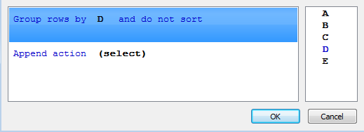 Grouping and merging cells