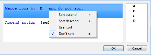 Grouping and merging cells