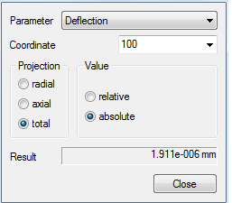 Static beam calculation