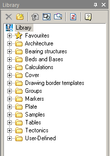 Tab "Library"
