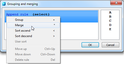 Execution of Drawings commands. Grouping and merging cells. Free CAD software