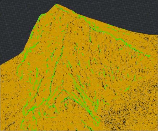 Search for Key Lines on the Surface